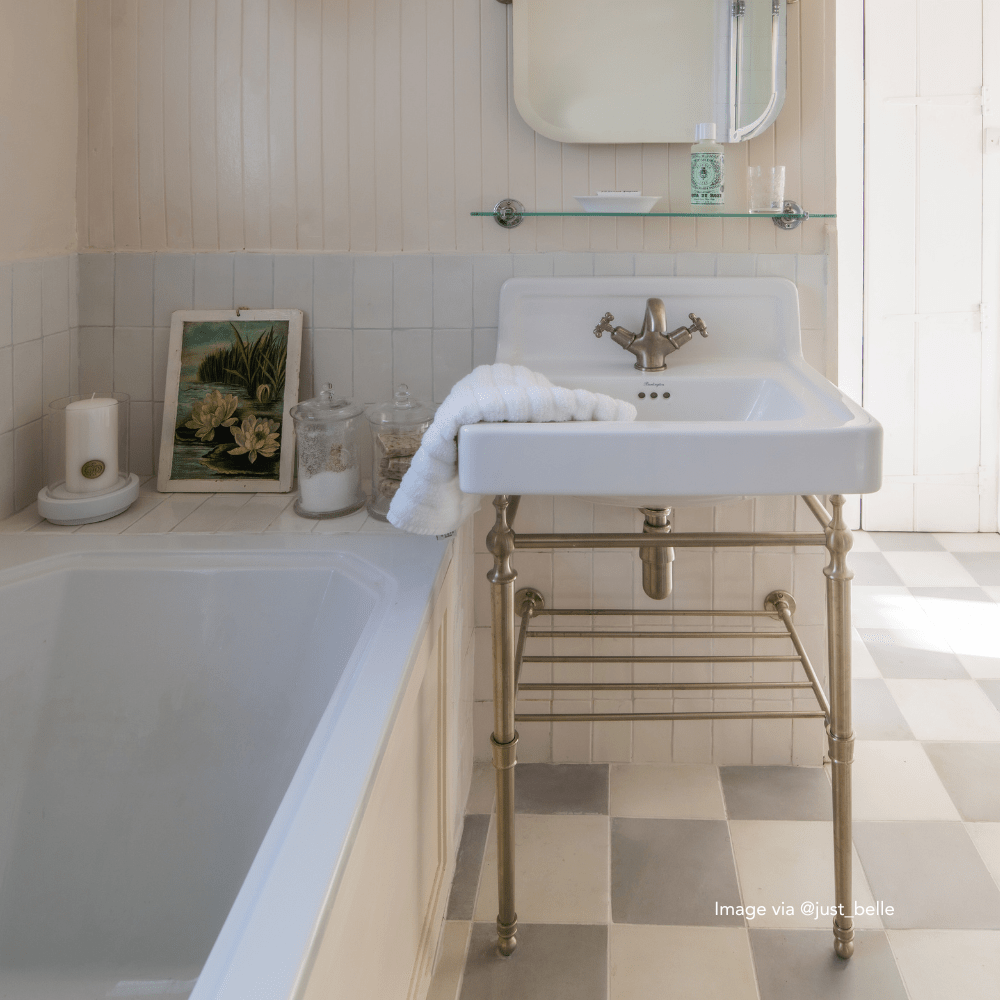 Little Greene French Grey Square Tile | Tiles - Handmade | Bert & May