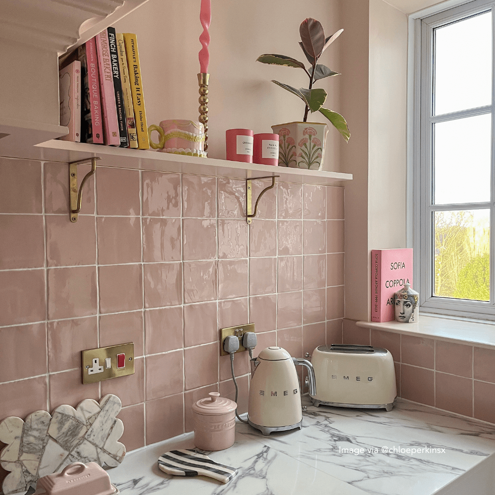 Blush Glazed Square Tile – Bert & May