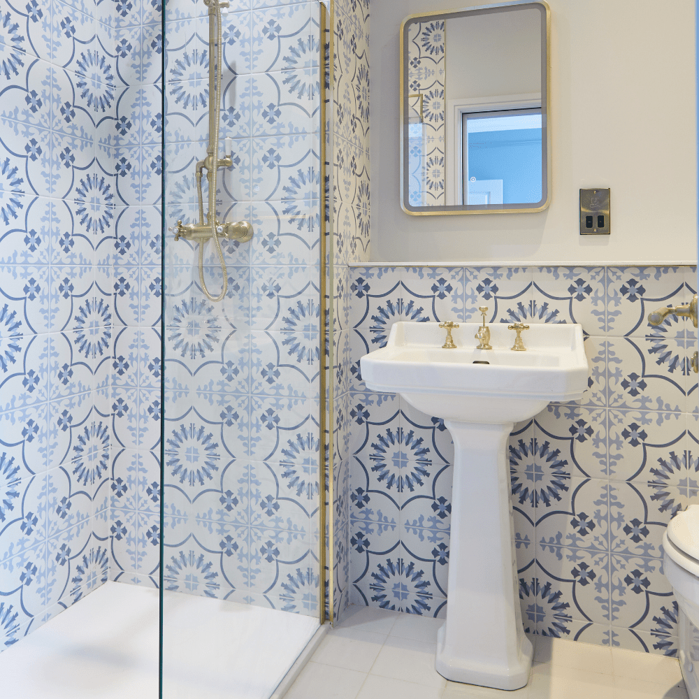 Blue Bolonia Porcelain Tile | Tiles - Handmade | Bert & May