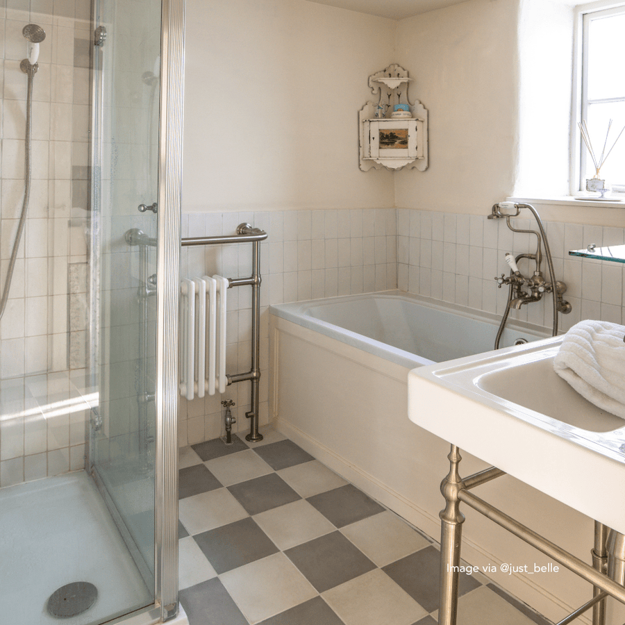 Little Greene French Grey Square Tile | Tiles - Handmade | Bert & May