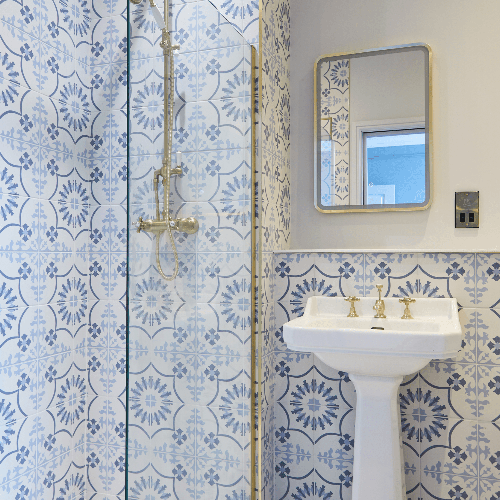 Blue Bolonia Porcelain Tile | Tiles - Handmade | Bert & May