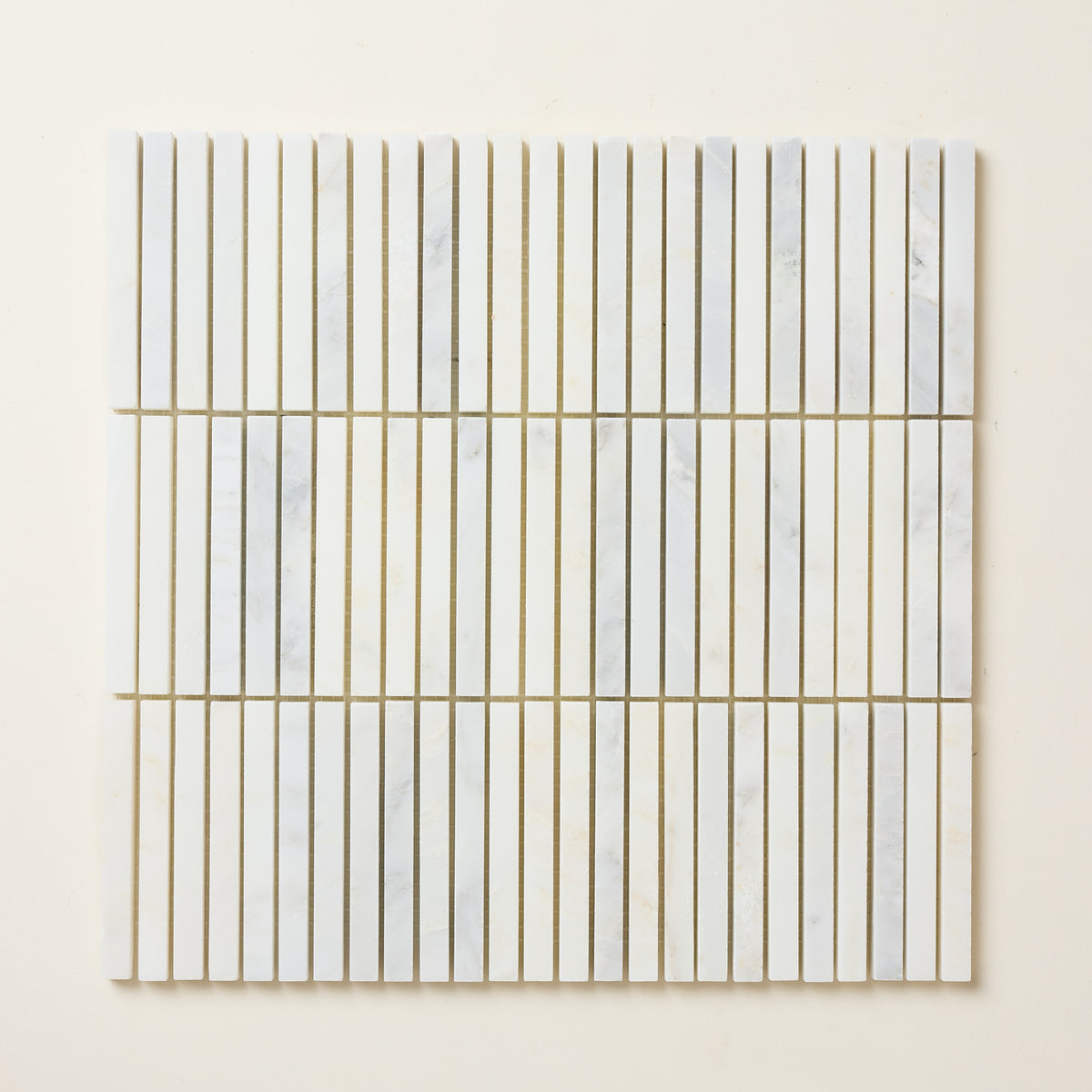 Hampton Skinny White Mosaic Marble – Bert & May