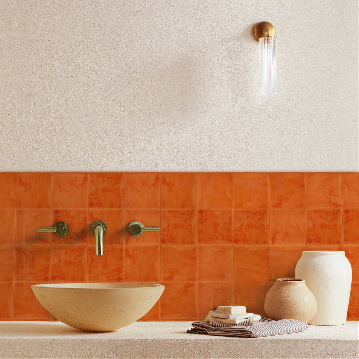 Marigold Glazed Square Tile – Bert & May