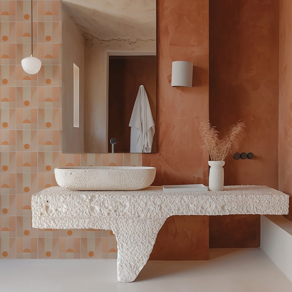 Dulce Pyramid Mandarin Tile | Dulce Collection | Bert & May