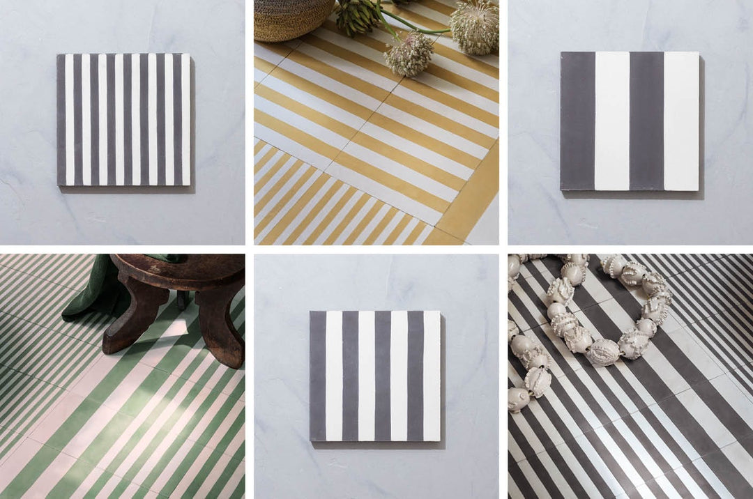 Striped & Chequered Tiles – Bert & May