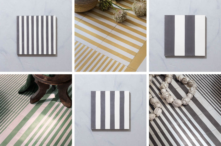 Striped & Chequered Tiles – Bert & May
