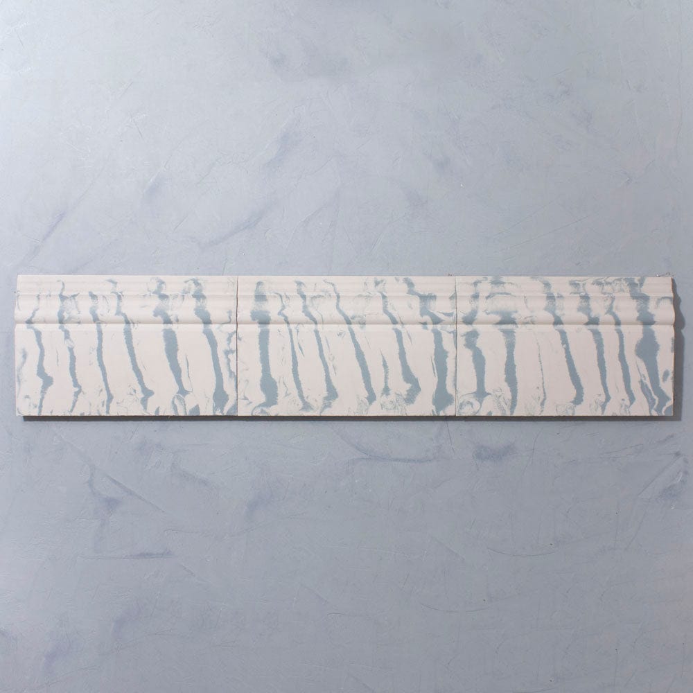 Henry Holland Mineral Blue Ogee Skirting Tile | Bert & May