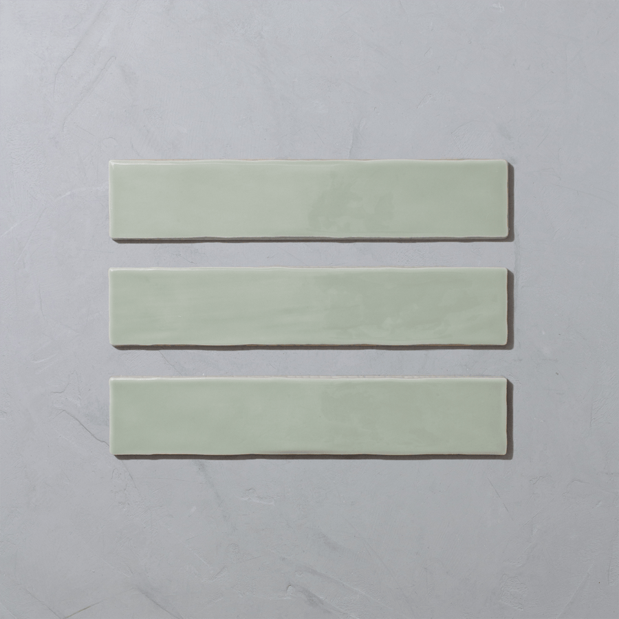 Fennel Glazed Skinny Metro Tile | Tiles - Handmade | Bert & May