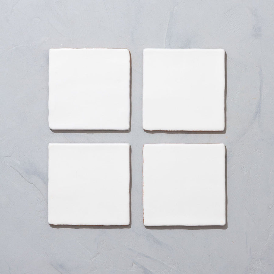 White Matte Glazed Square Tile – Bert & May