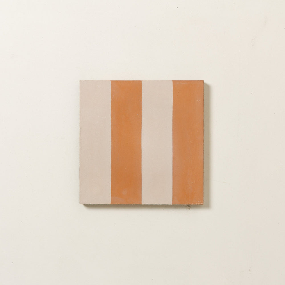 Marigold Wide Stripe Tile | Encaustic Cement Tiles | Bert & May