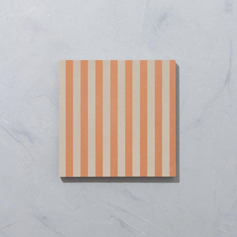 Marigold Skinny Stripe Tile | Encaustic Cement Tiles | Bert & May
