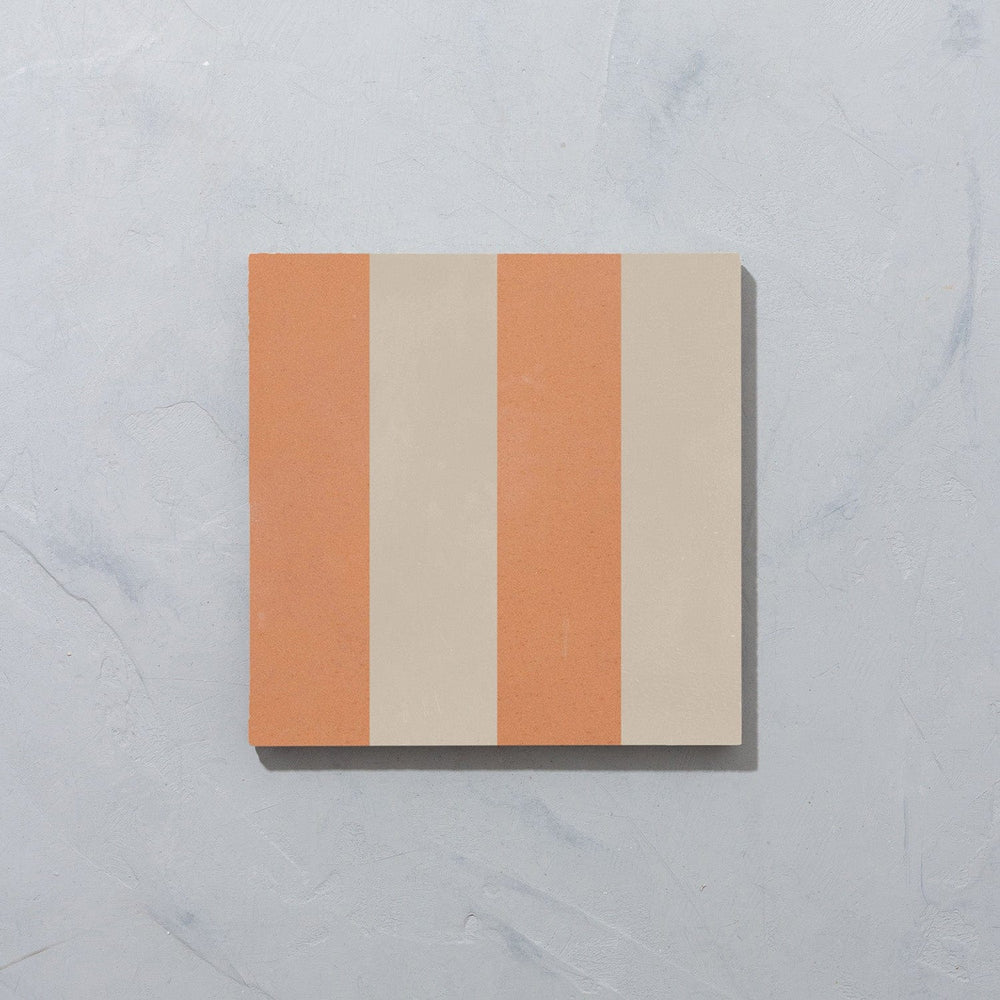 Marigold Wide Stripe Tile | Encaustic Cement Tiles | Bert & May