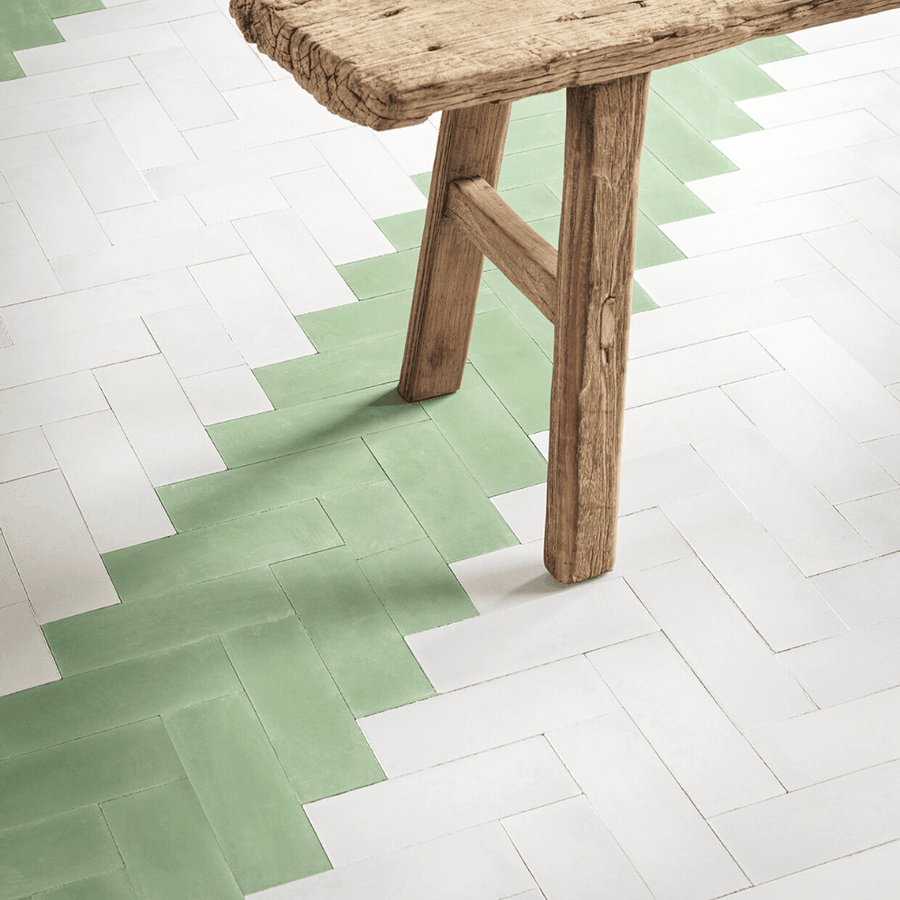 Brighton Stone Herringbone Tile | Tiles - Handmade | Bert & May