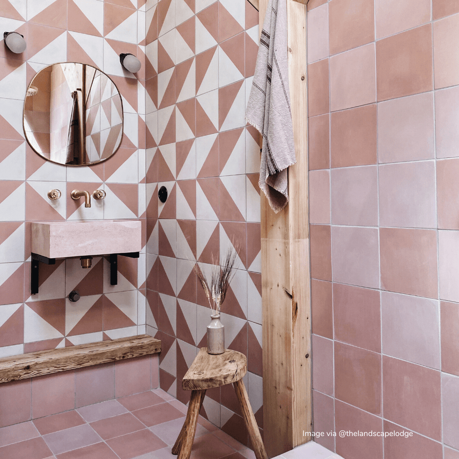 Cherry Red Square Tile | Tiles - Handmade | Bert & May