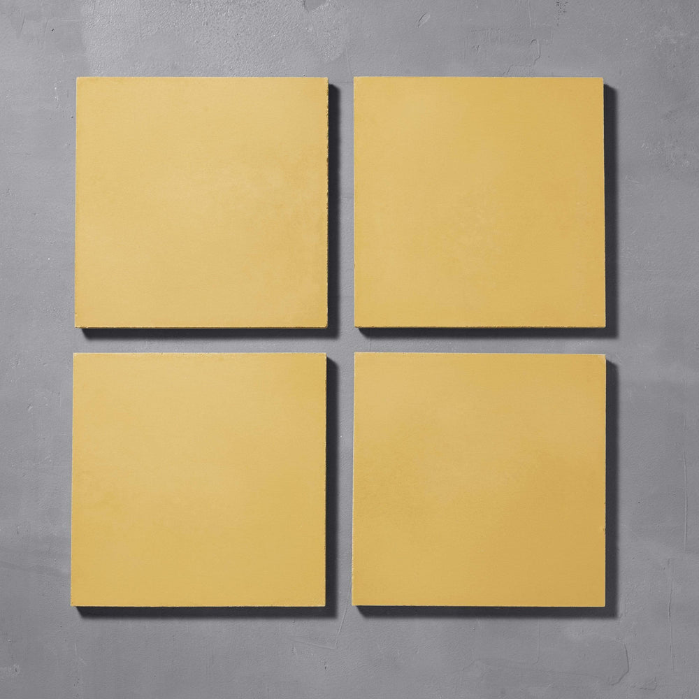 Canola Yellow Square Tile | Tiles - Handmade | Bert & May