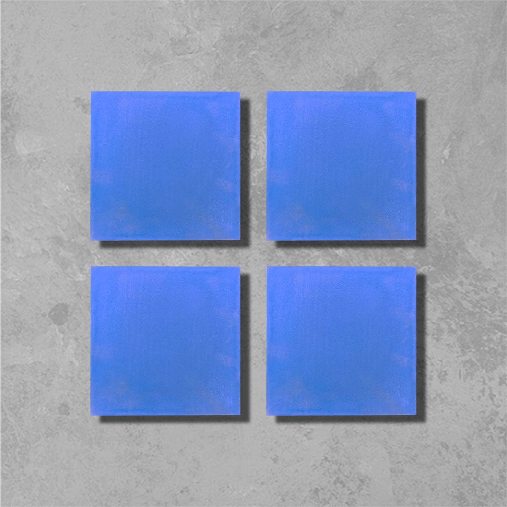 Azure Blue Square Tile | Tiles - Handmade | Bert & May
