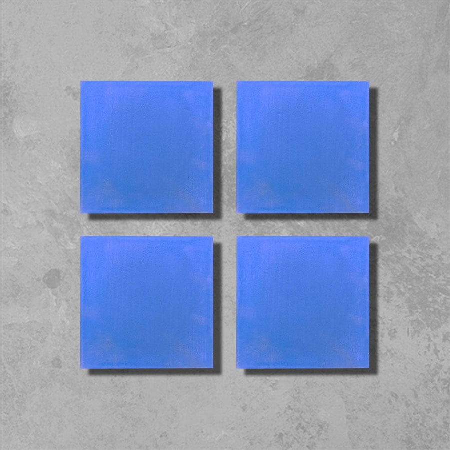 Azure Blue Square Tile | Tiles - Handmade | Bert & May