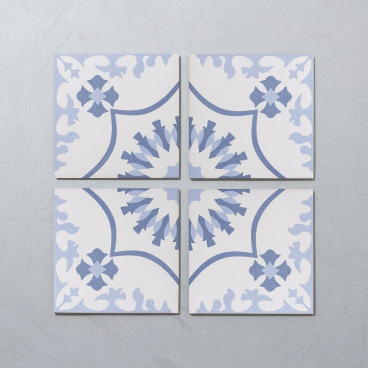 Blue Bolonia Porcelain Tile | Tiles - Handmade | Bert & May
