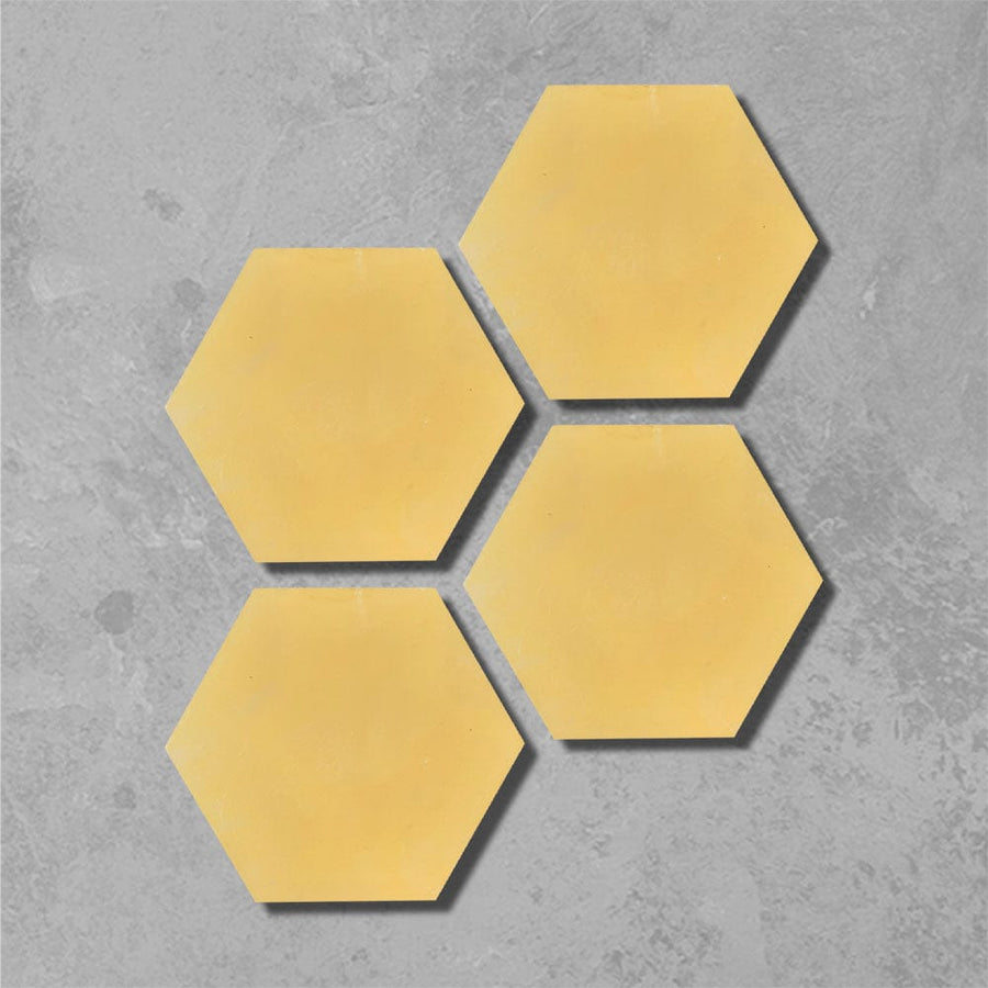 Canola Yellow Hexagonal Tile | Tiles - Handmade | Bert & May
