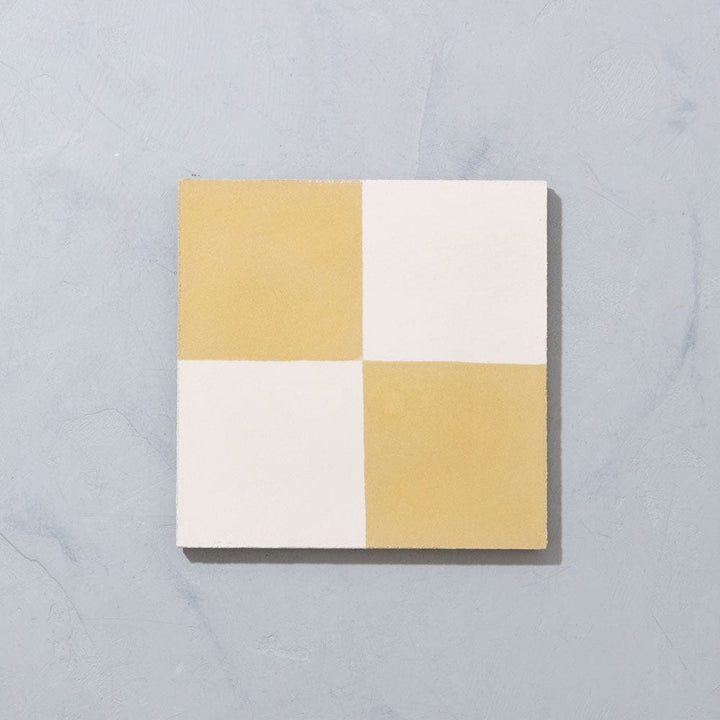 Sweet Yellow Chequerboard Tile – Bert & May