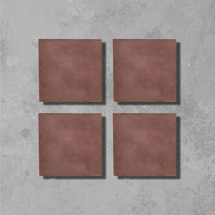 Crimson Square Tile | Tiles - Handmade | Bert & May