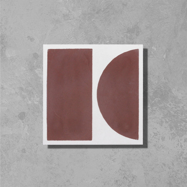 Crimson Split Shift Two Tile | Tiles - Handmade | Bert & May