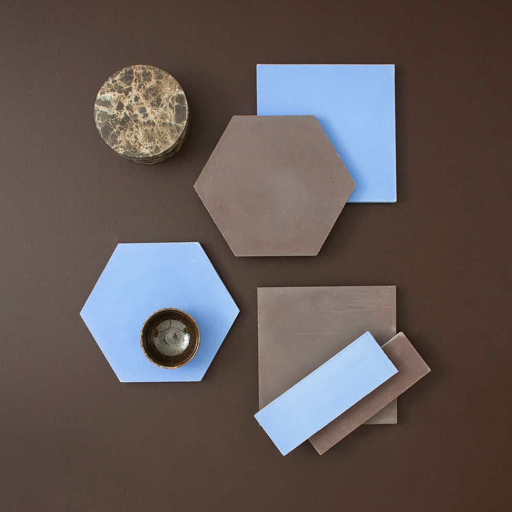 Sea Blue Square Tile | Tiles - Handmade | Bert & May