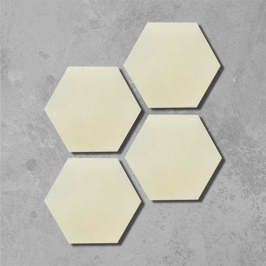 Milk Yellow Hexagonal Tile | Tiles - Handmade | Bert & May