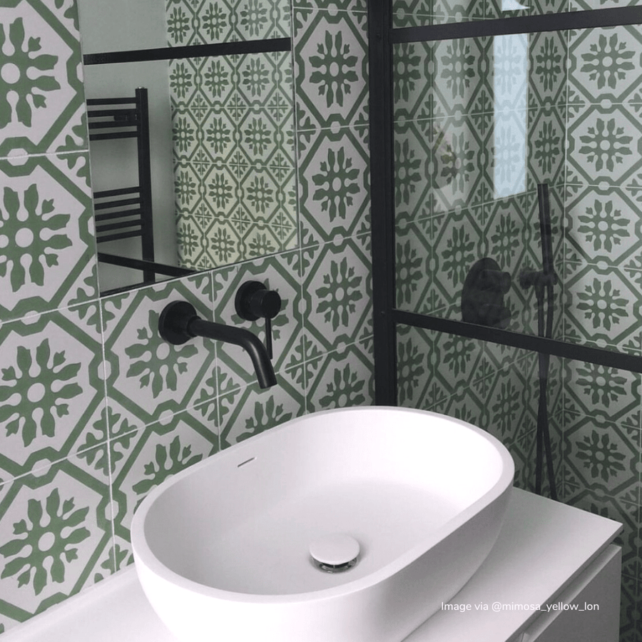 Green Basco Tile | Tiles - Handmade | Bert & May