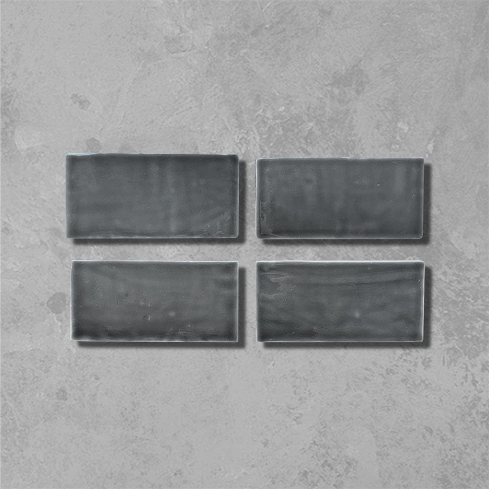 Old Iron Glazed Rectangle Tile | Tiles - Handmade | Bert & May