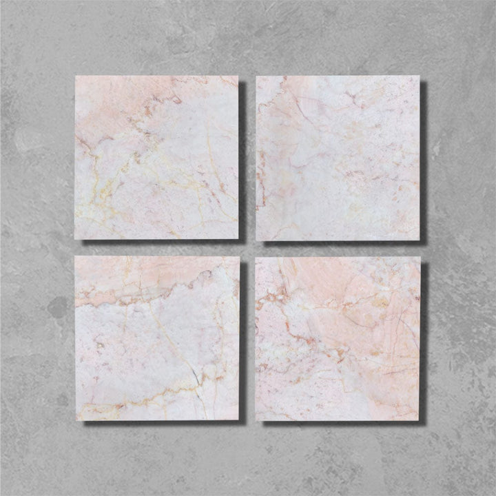 Rose Pink Square Honed Marble – Bert & May