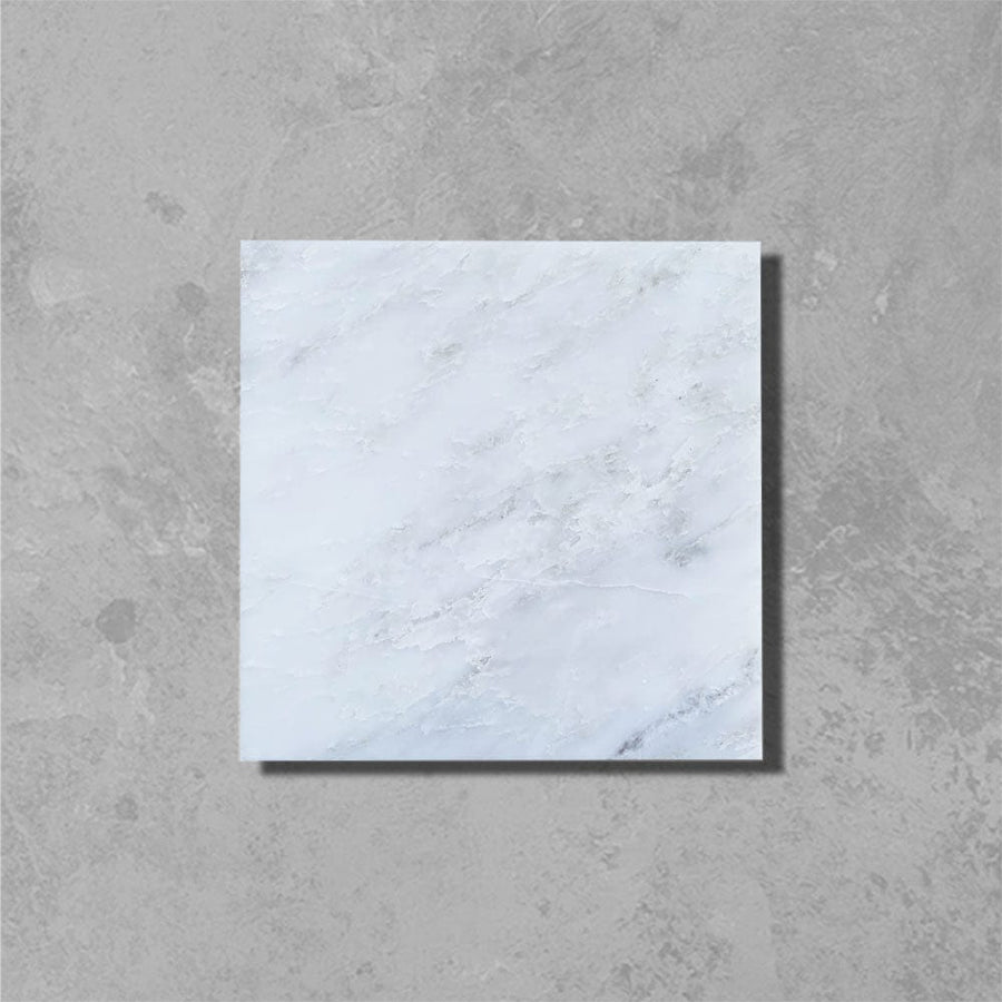 White Square Honed Marble - 20 x 20cm – Bert & May