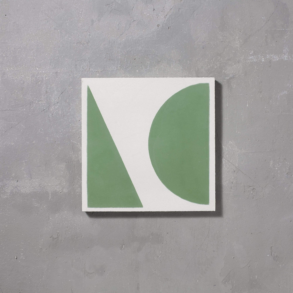 Green Split Shift Three | Tiles - Handmade | Bert & May