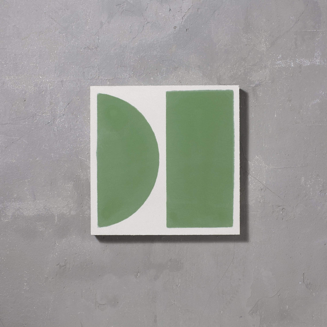 Green Split Shift One | Tiles - Handmade | Bert & May