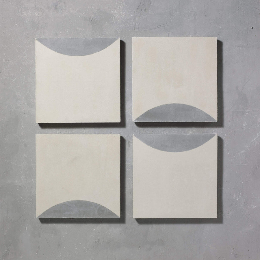 Inverse Pearl Wave | Tiles - Handmade | Bert & May