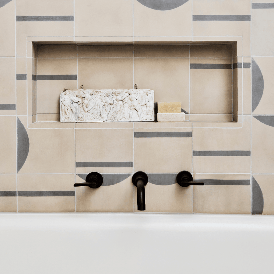 Inverse Pearl Wave | Tiles - Handmade | Bert & May