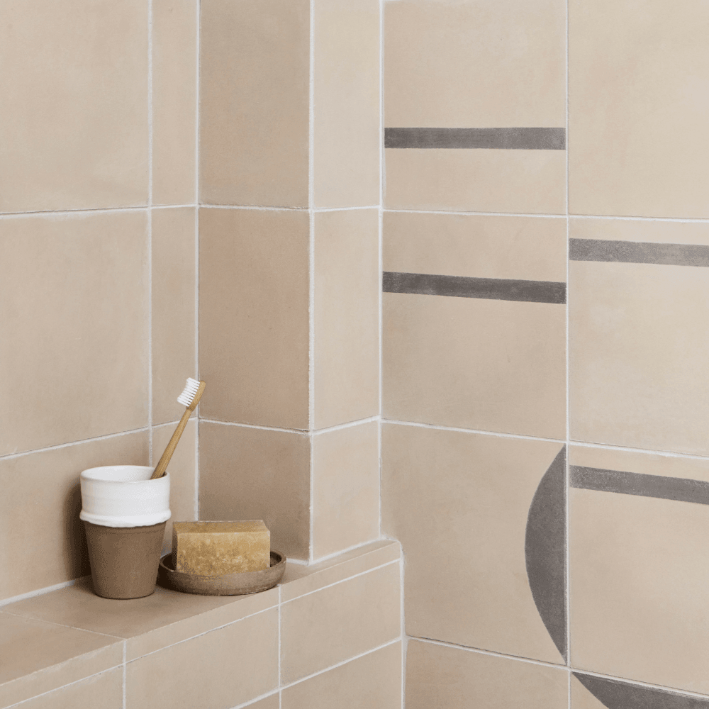 Inverse Pearl Wave | Tiles - Handmade | Bert & May