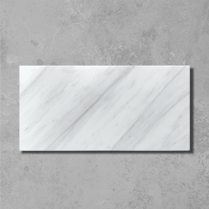 Large Rectangle White Honed Marble Tile – Bert & May