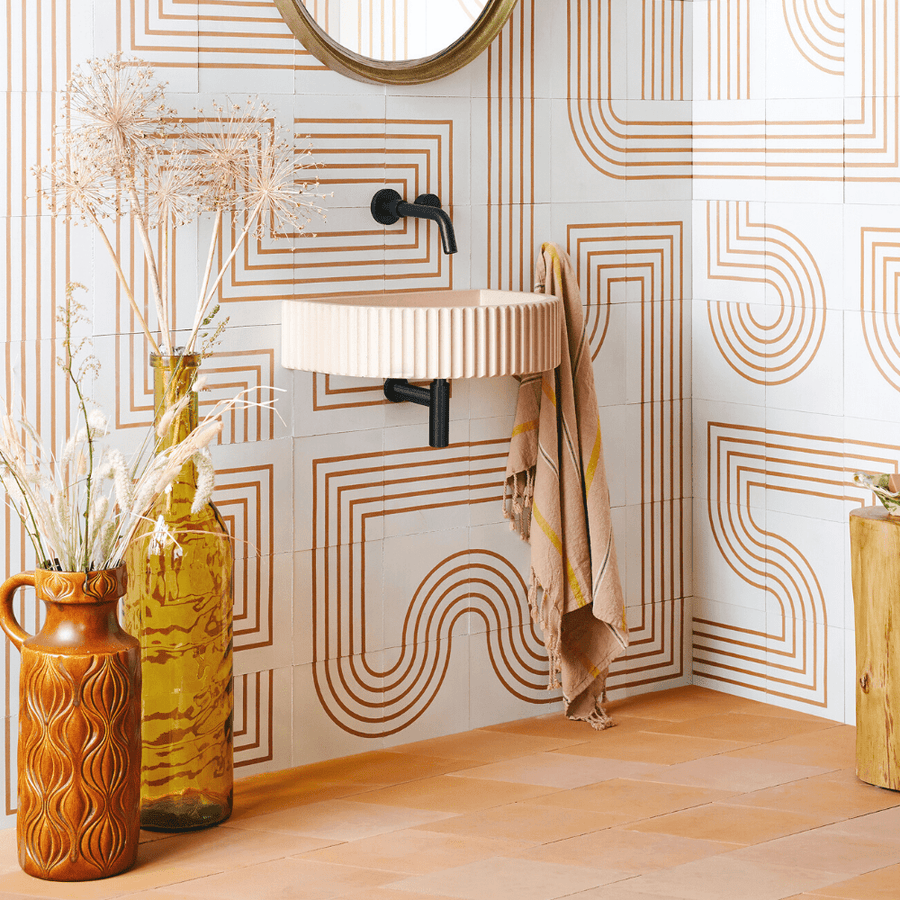 Marigold Maze Two Tile | Tiles - Handmade | Bert & May