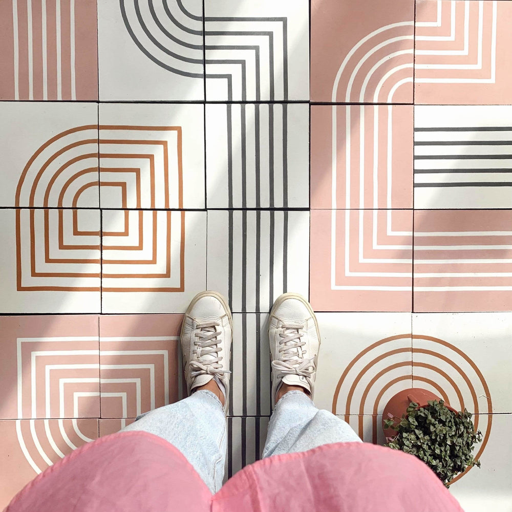 Old Iron Maze Two Tile | Tiles - Handmade | Bert & May