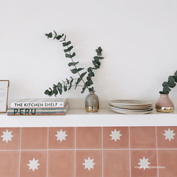 Small Rose Tile | Handmade Tiles | Bert & May